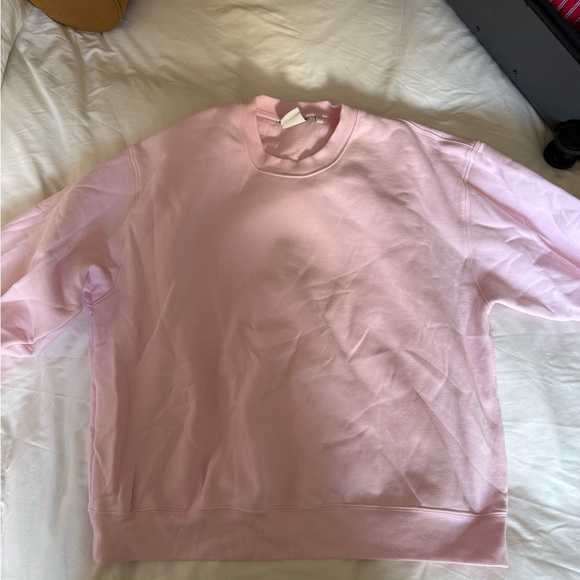 Aritzia | Tops | Aritzia Light Pink Crewneck Top | Poshmark